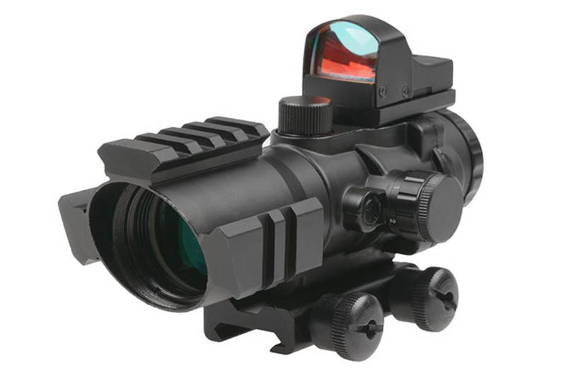 RED DOT - OPTIKA RHINO 4X32 - CRNA | THETA OPTICS™ | RODANDGUN